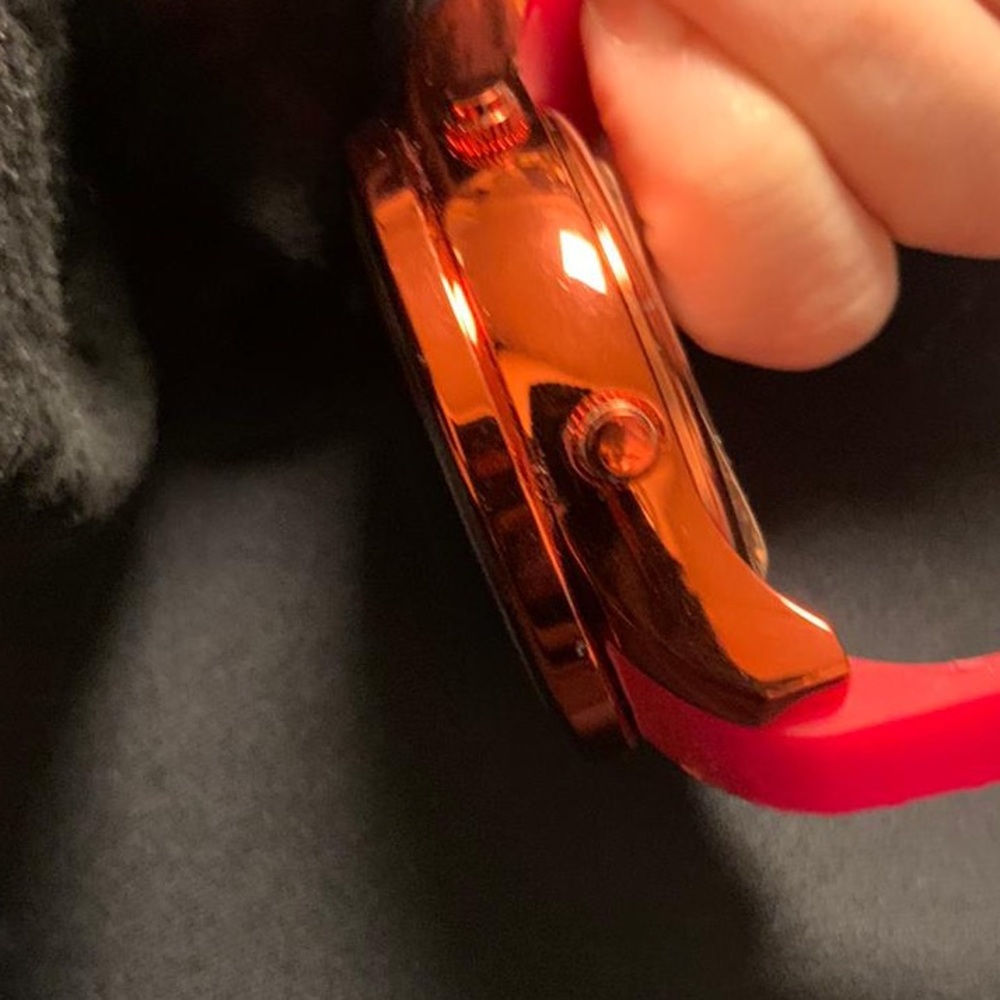 Johnny Dang Signature Dial Red Tone Watch - Gem